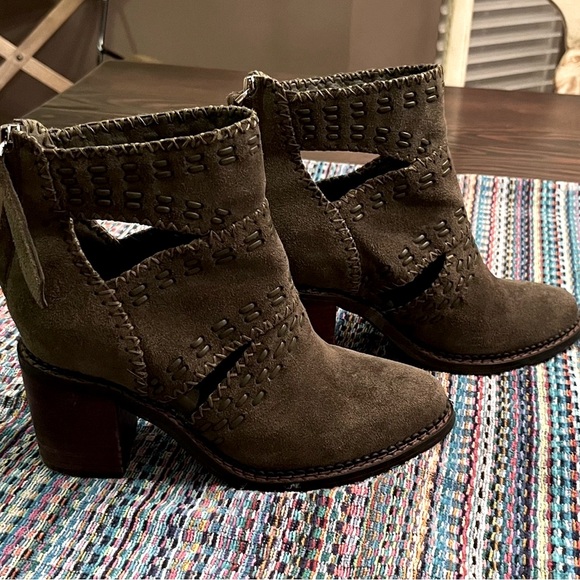 Sbicca | Shoes | Deep Green Suede Boots | Poshmark
